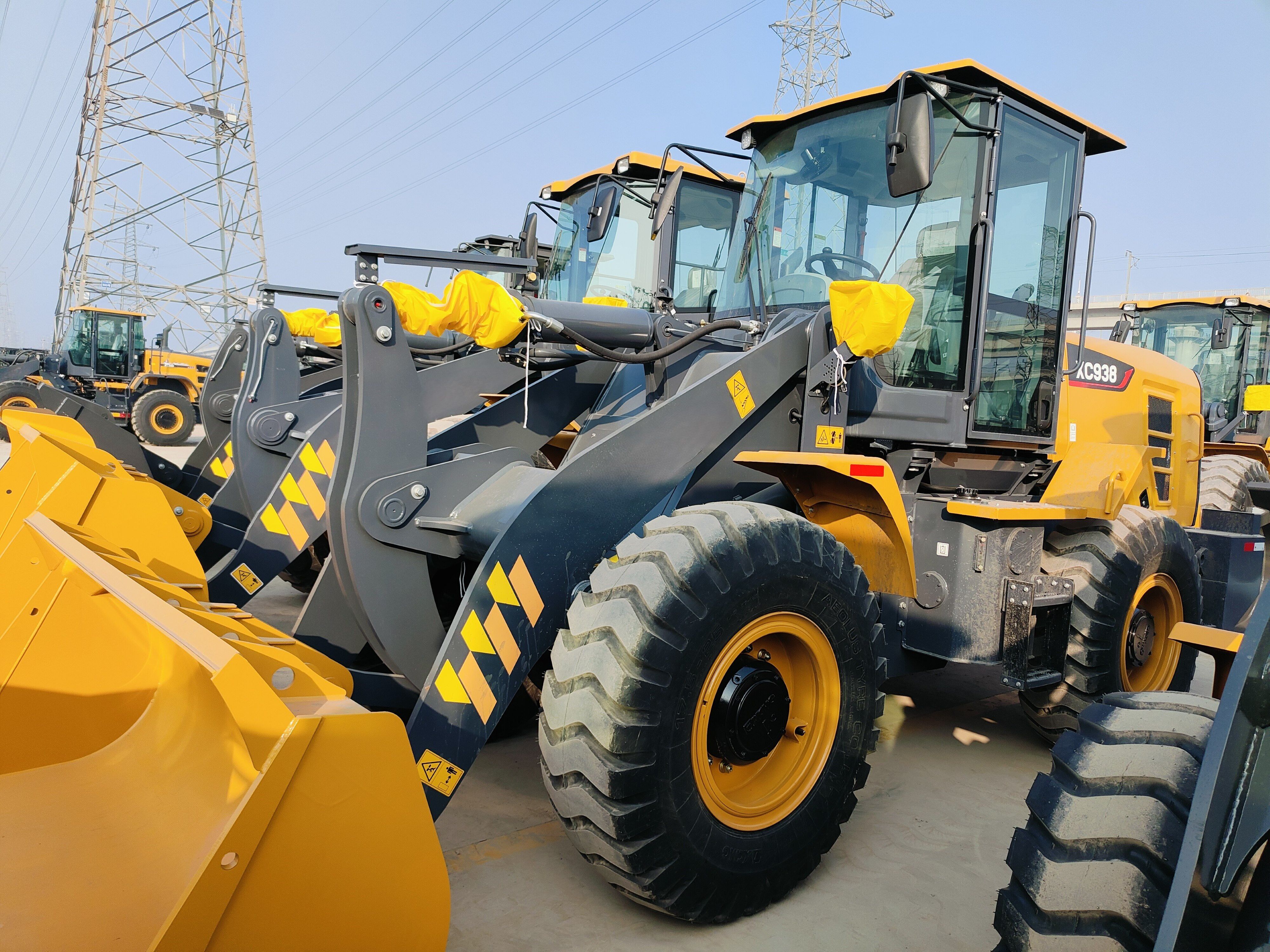 Factory Price New 3 Ton 3.5 Ton Mini Wheel Loader Xc938 Front End ...