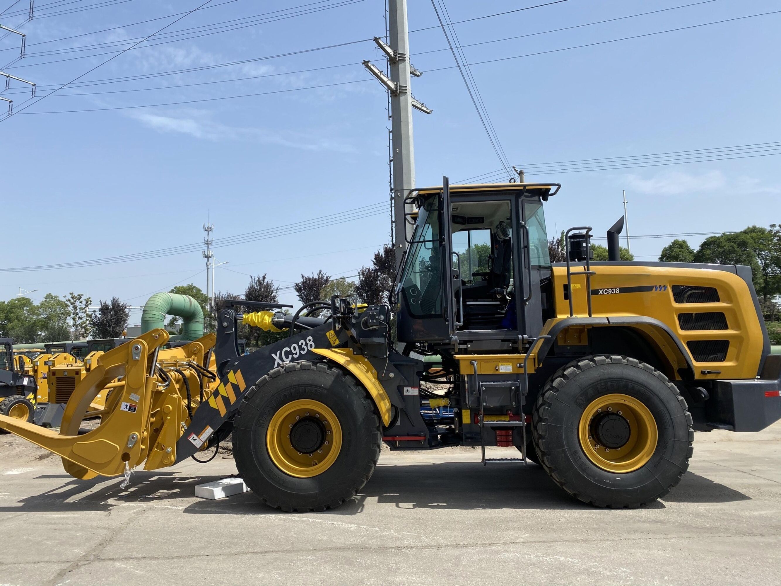 Factory Price New 3 Ton 3.5 Ton Mini Wheel Loader Xc938 Front End ...