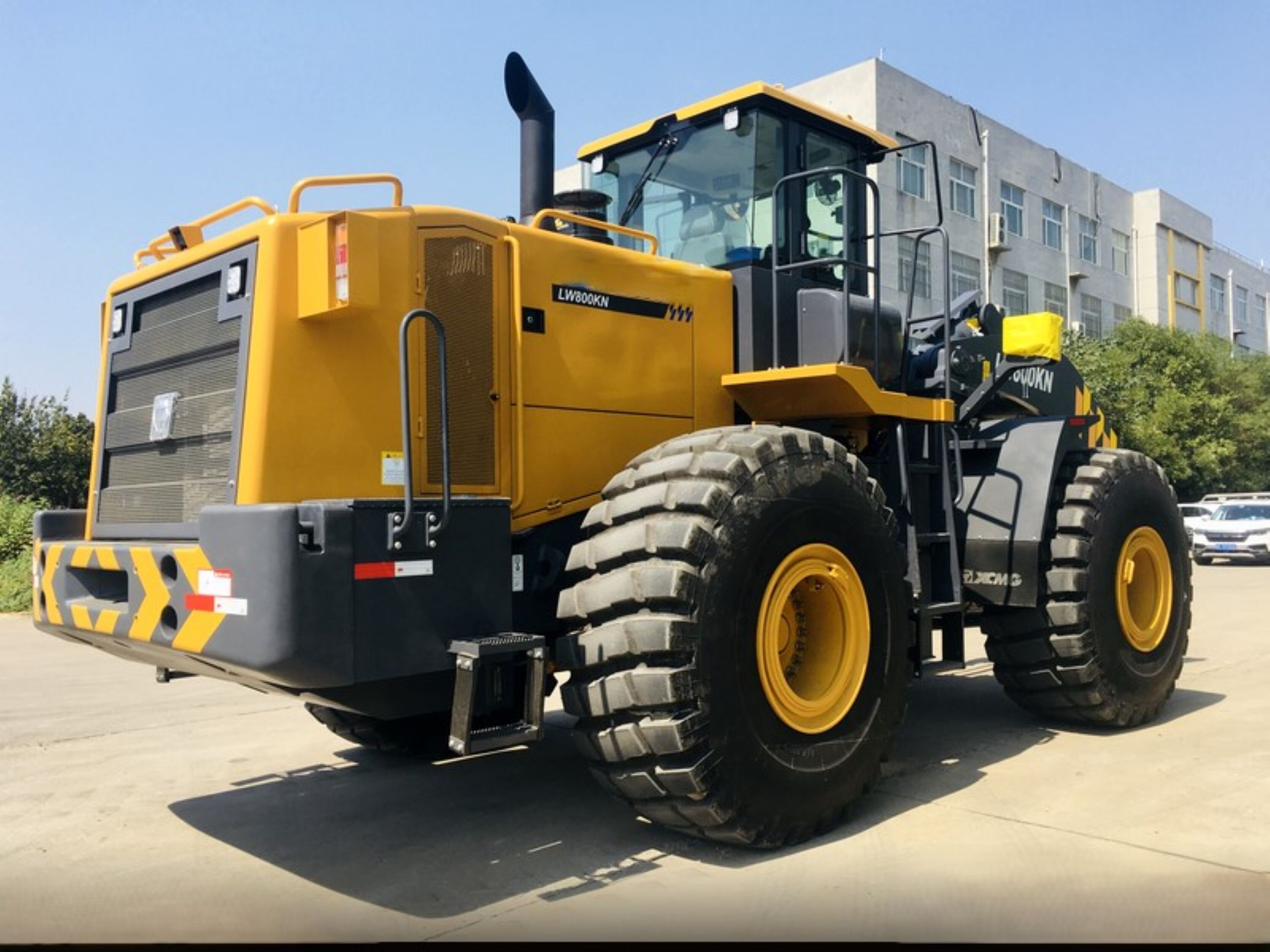 High Efficiency New 8 Ton Heavy Wheel Loader Lw800kn Front End Wheel ...