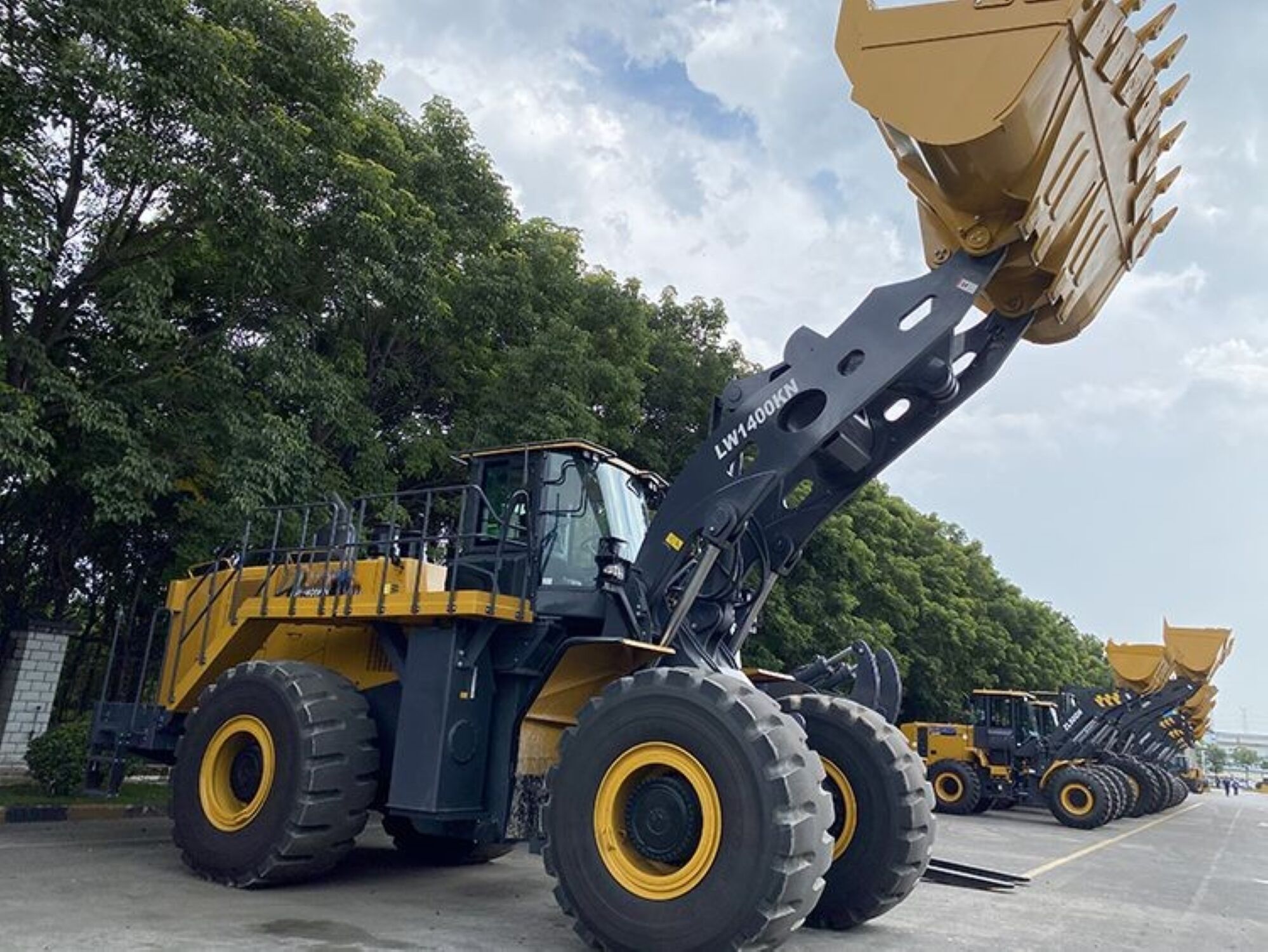 Top1 Brand New 14 Ton Heavy Wheel Loader Lw1400kn End Wheel Loader With ...