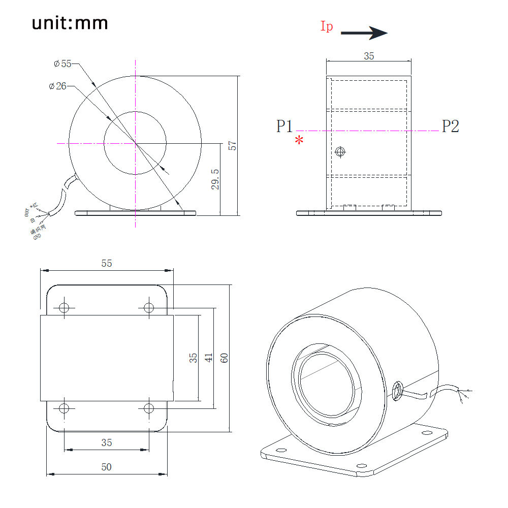 Bulk Buy China Wholesale Current Sensor Outdoor High-precision Anti ...