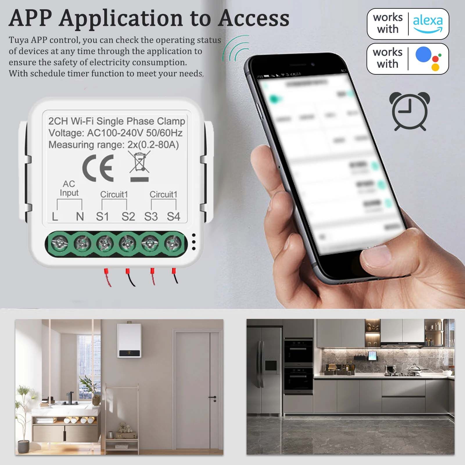 Bulk Buy China Wholesale Tuya Wifi Wireless Smart Electric Energy Watt ...