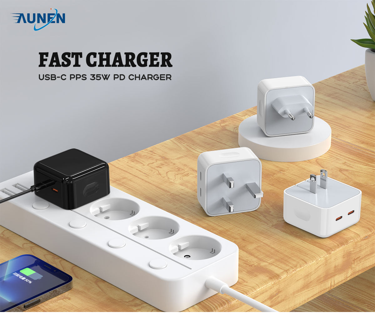 Factory Direct High Quality China Wholesale 33w Pd Qc3.0 Fast Charger ...