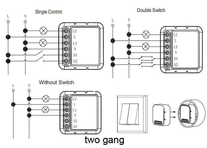 Buy China Wholesale Matter Over Wifi Homekit Smart Household Diy Wall 1 ...