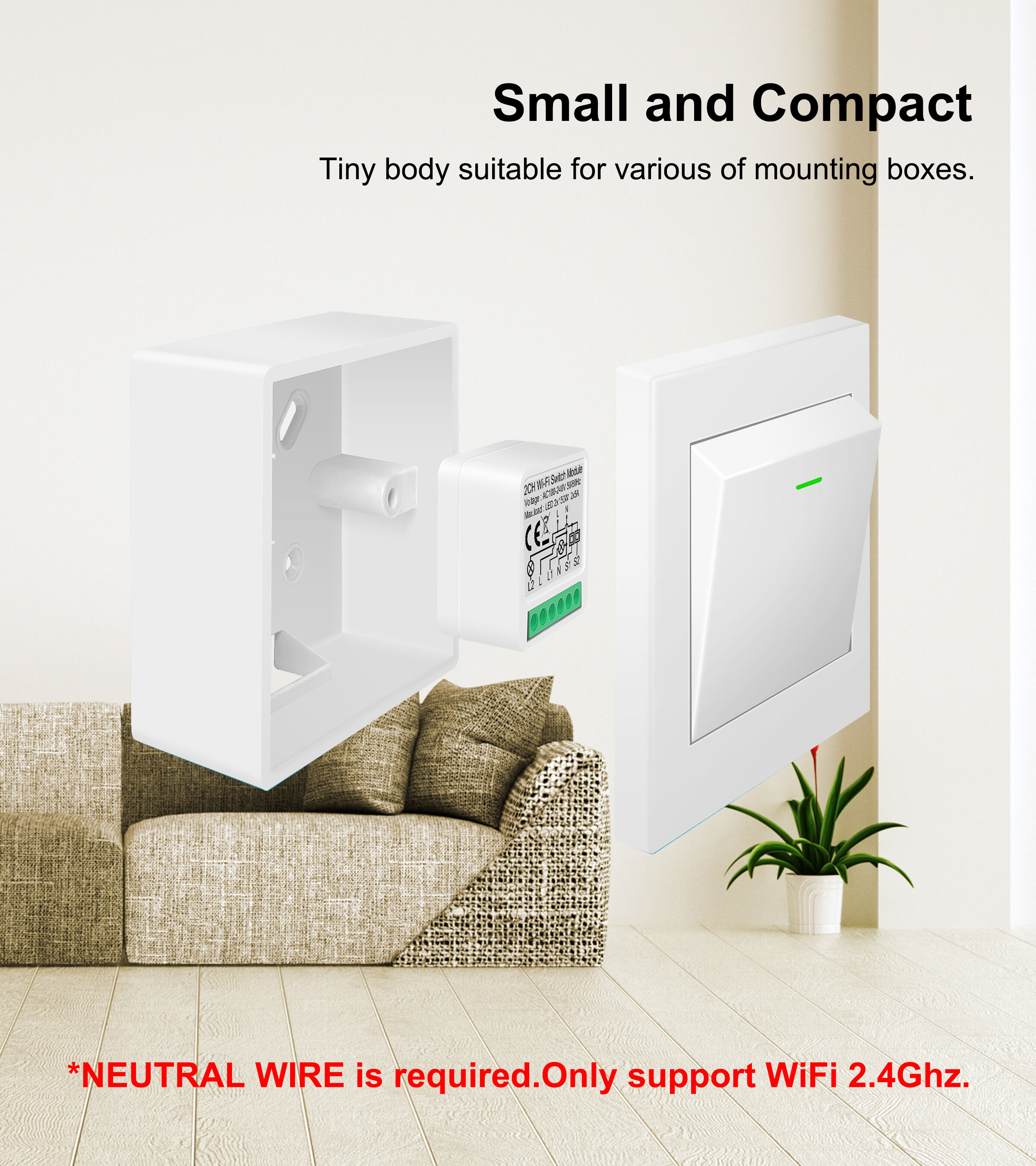 Factory Direct High Quality China Wholesale Tuya Wifi Smart Diy Wall 1 ...