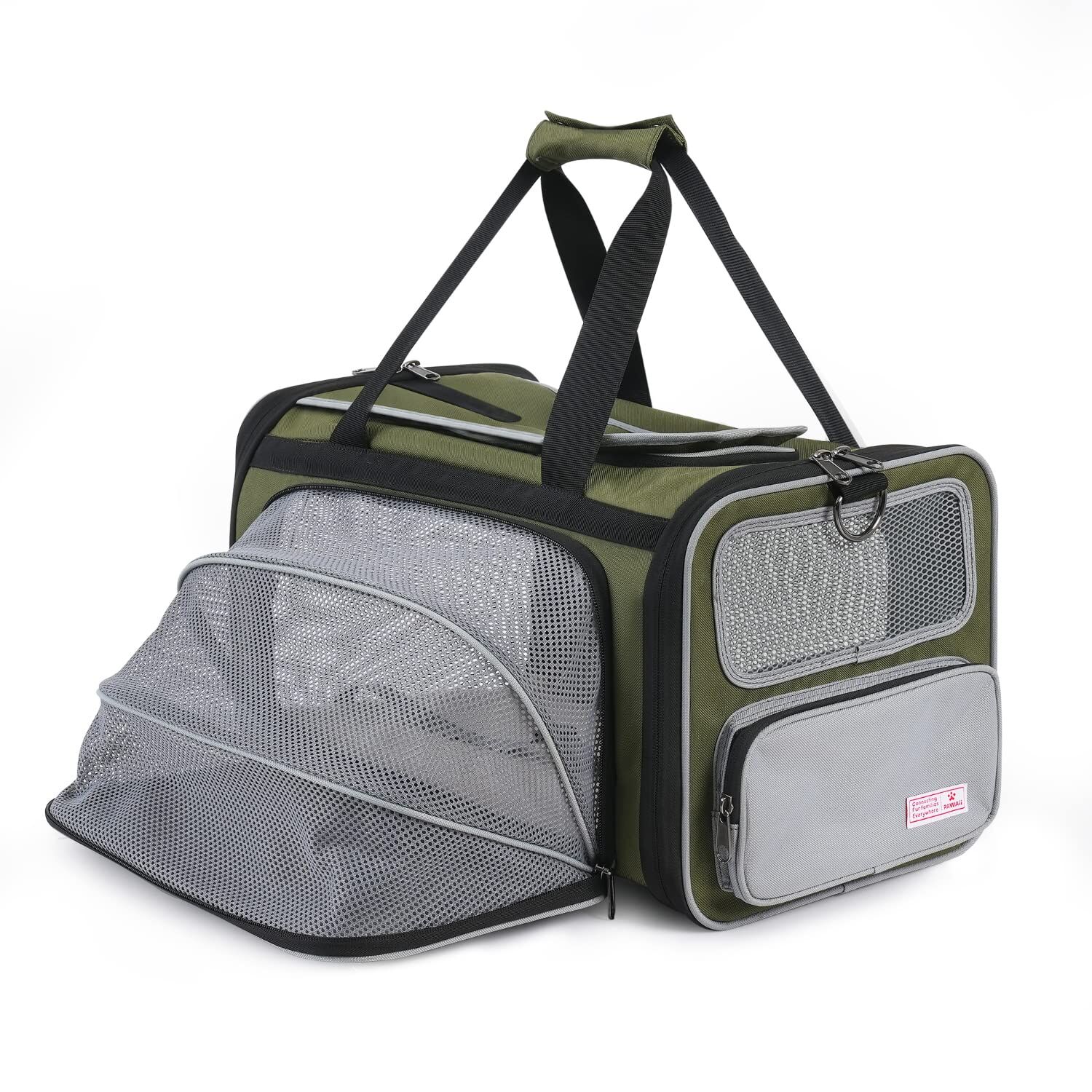 Cat Carrier With Id Tag, Airline Approved Cat Carrier, Soft Sided ...