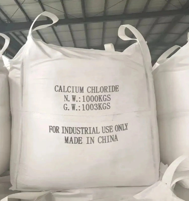 Calcium Chloride Dihydrate Industrial/feed Grade Cacl2 White Flake ...