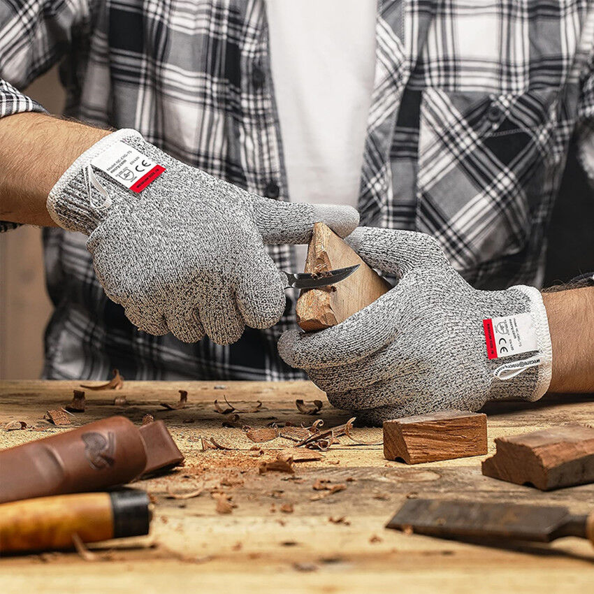 Factory Cut Resistant Gloves Food Grade With 3 Touchscreen Capable ...