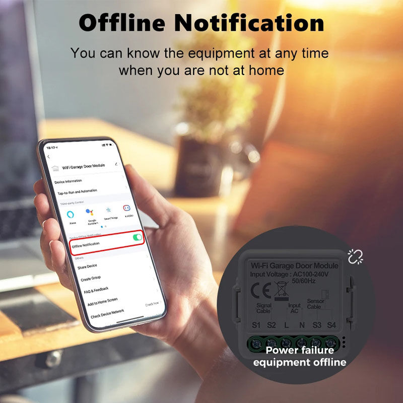 Tuya Wifi Wireless Remote Control Automatic Garage Gate Door Opener ...