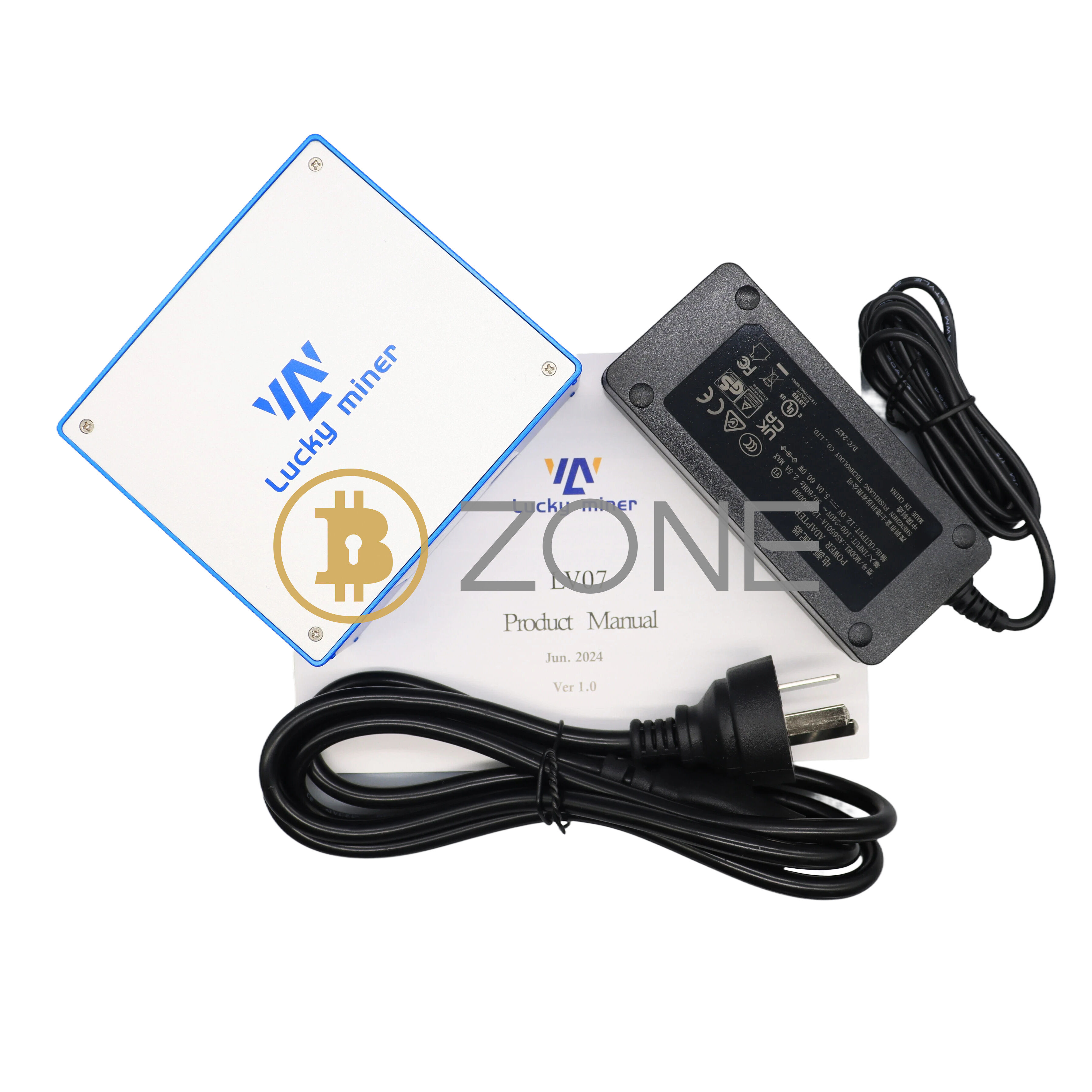 Bitcoin Miner Lucky Miner Lv07 Asic Mining Sha256 1th/s Btc Bch Bsv Dgb ...