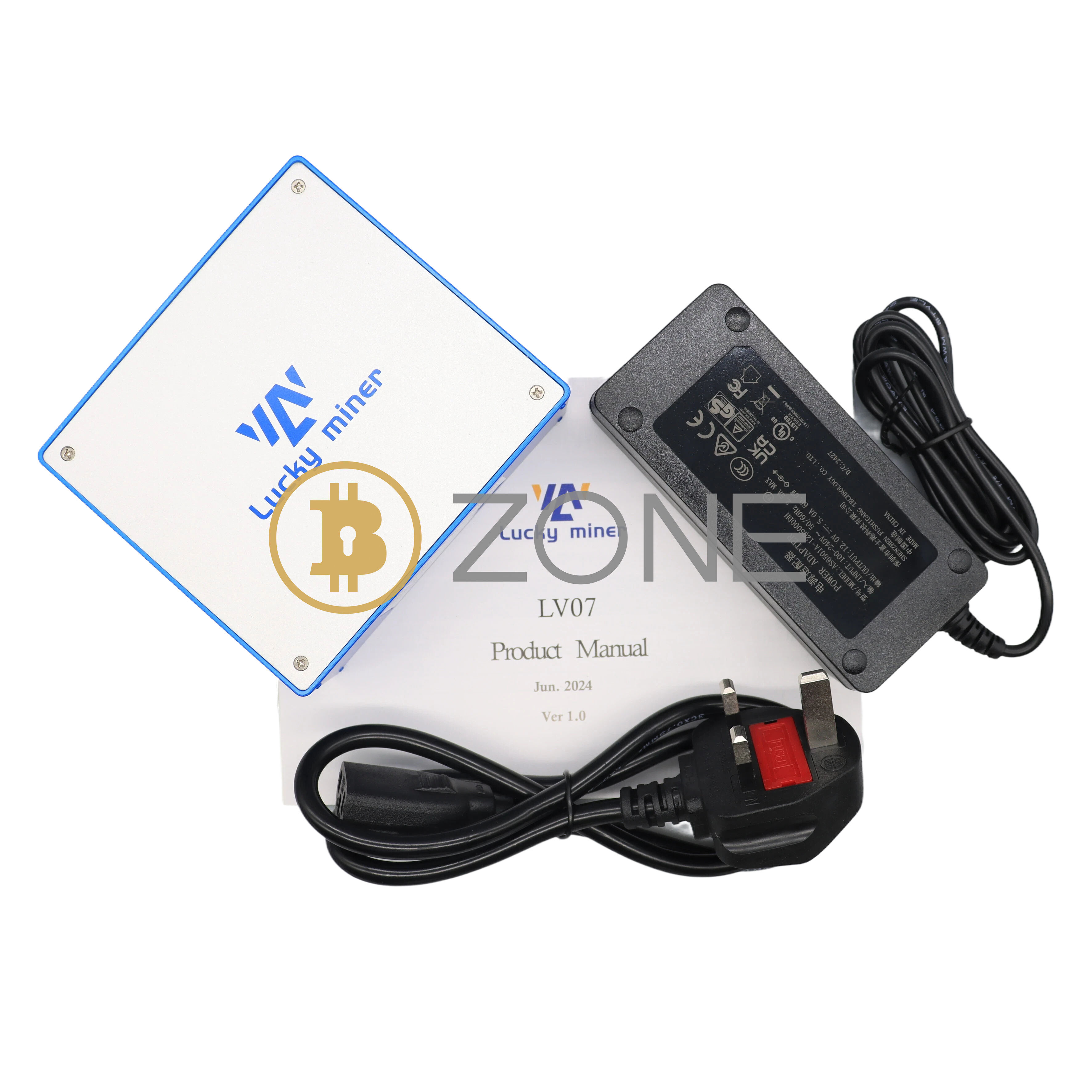 Bitcoin Miner Lucky Miner Lv07 Asic Mining Sha256 1th/s Btc Bch Bsv Dgb ...