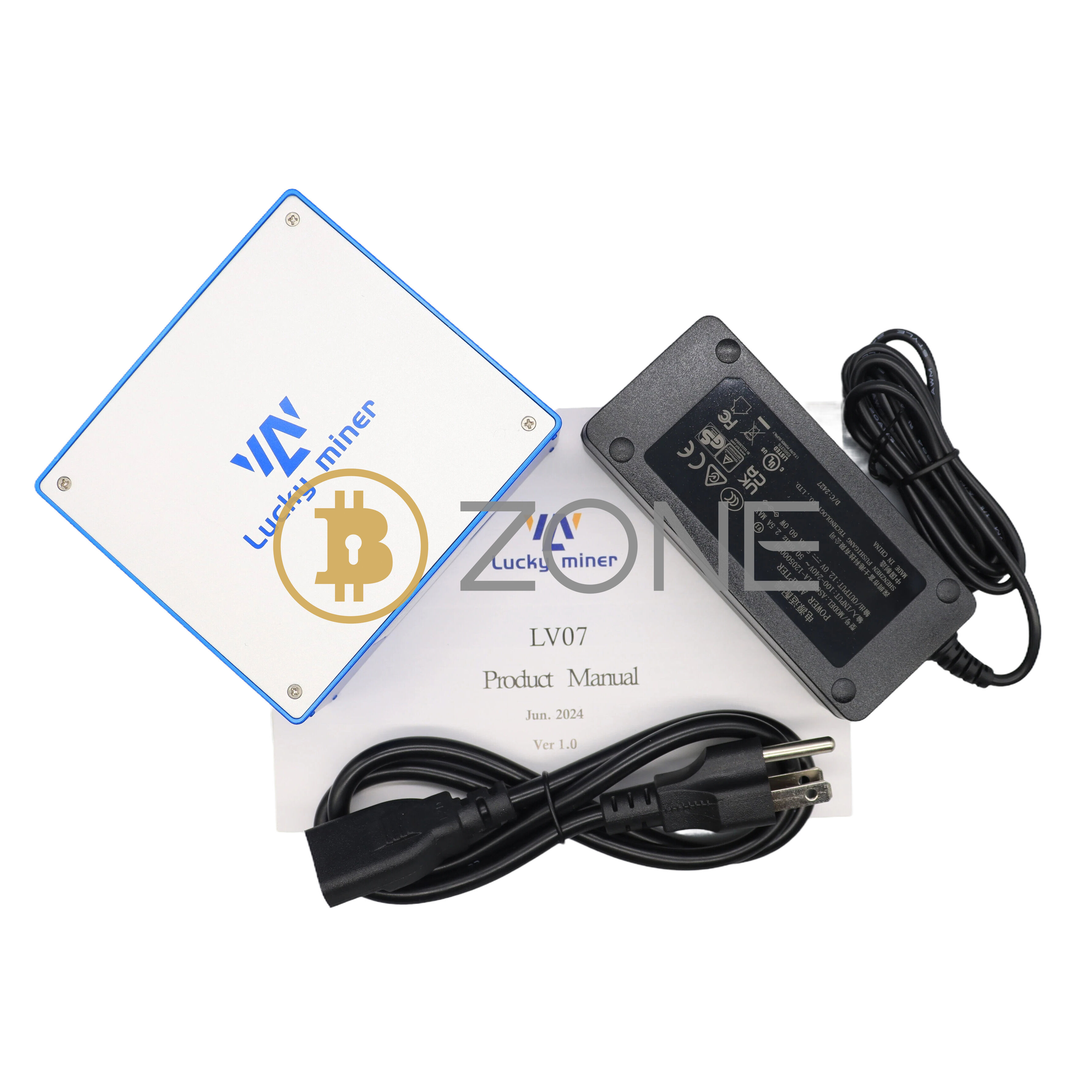 Bitcoin Miner Lucky Miner Lv07 Asic Mining Sha256 1th/s Btc Bch Bsv Dgb ...