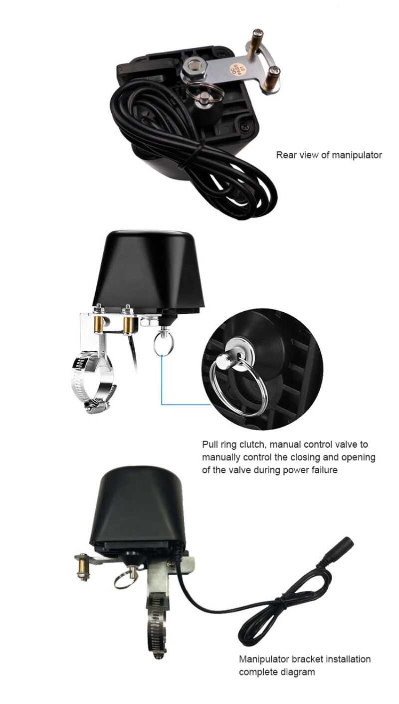 Tuya Zigbee Smart Intelligent Water Gas Valve Remote Control Controller ...