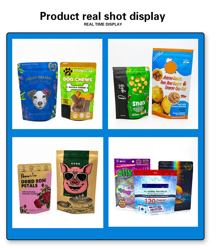 Buy China Wholesale Custom Print Flat Bottom Pouch Standing Up Food ...