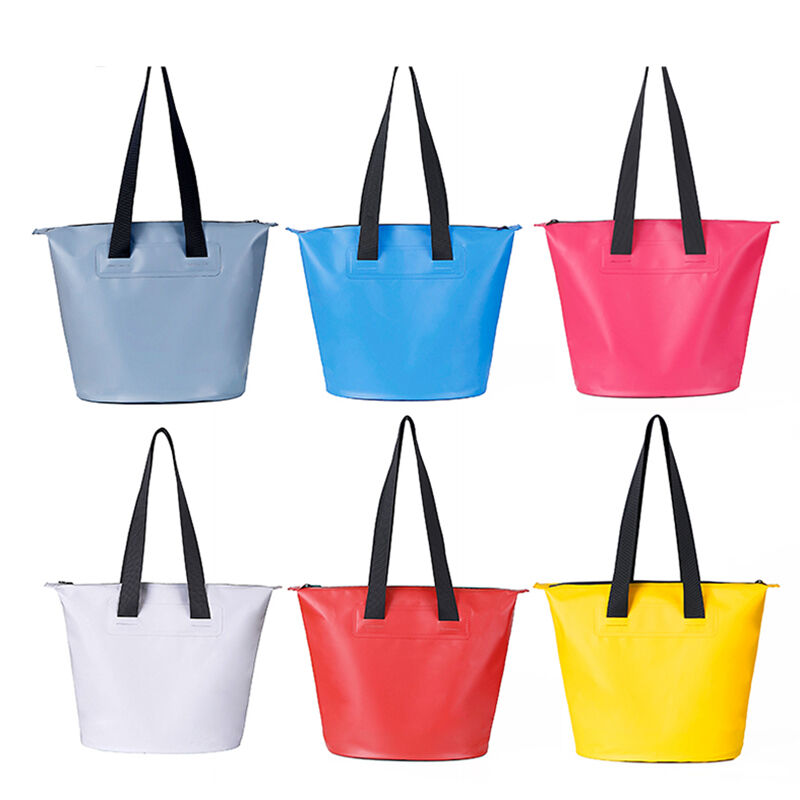 Supplier Pvc Waterproof Beach Bag Tote Shoulder Beach Bag For Outdoor ...