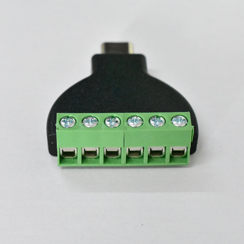 Buy China Wholesale Usb Type C 6pin To Terminal Block Adapter ...