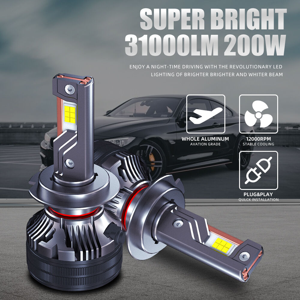 Buy China Wholesale P7q 200w Super Bright Led Car Light Bulb H11 H7 H4 ...
