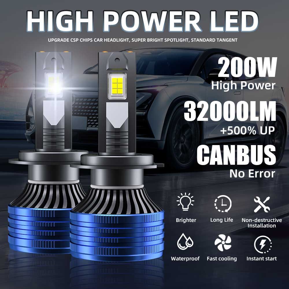 Popnow P41 Truck Light 12v 24v Led Headlight Bulb 200w High Power Car ...
