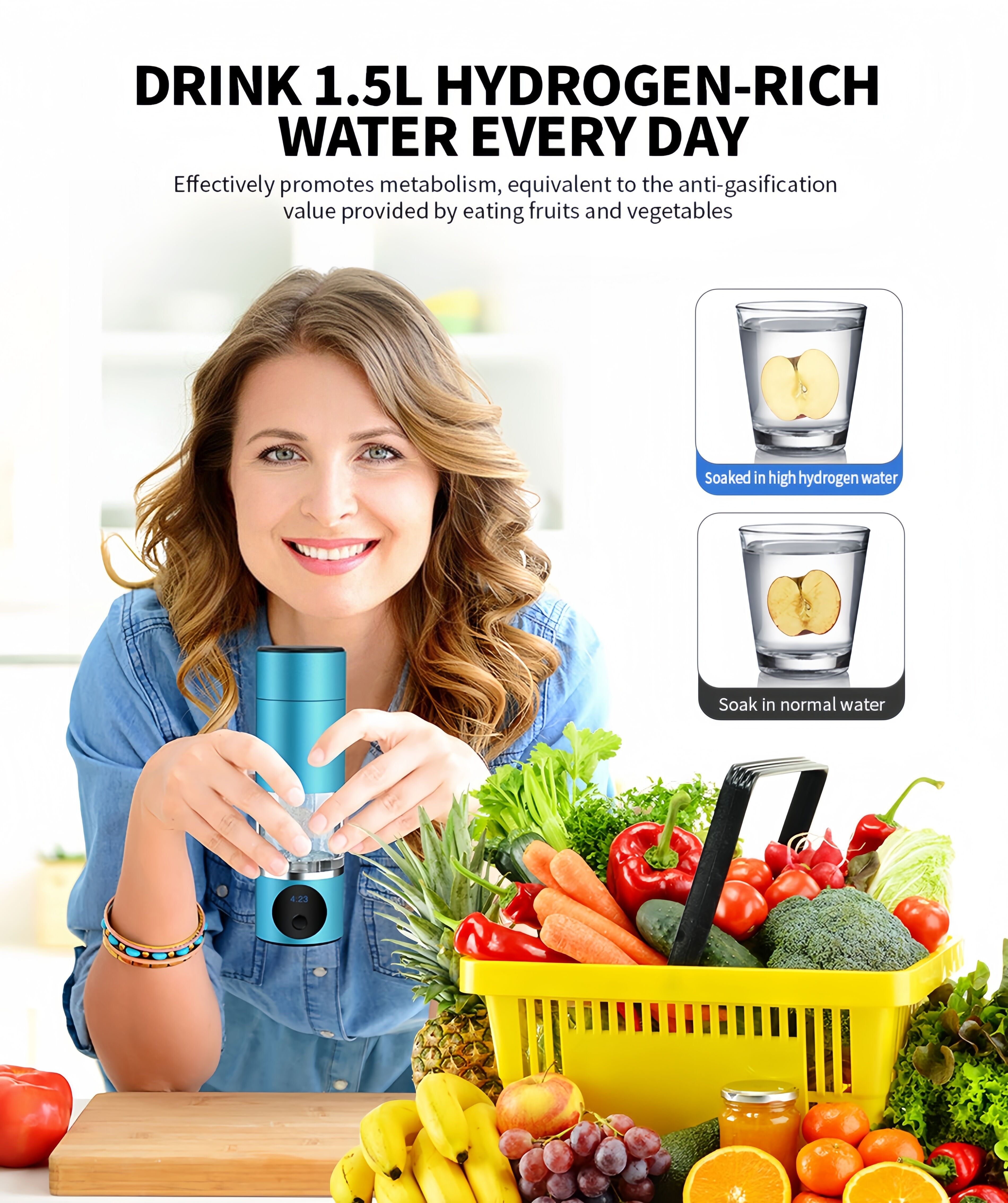 2024 New Portable Ionizer Hydrogen Water Generator Wholesale Low Prices ...