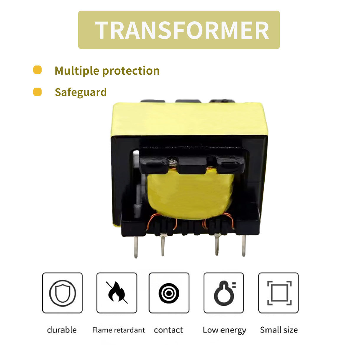 High Frequency Transformer Ee13 Ee16 12v Transformer 0.12 2amp Single Phase Voltage Transformer ...