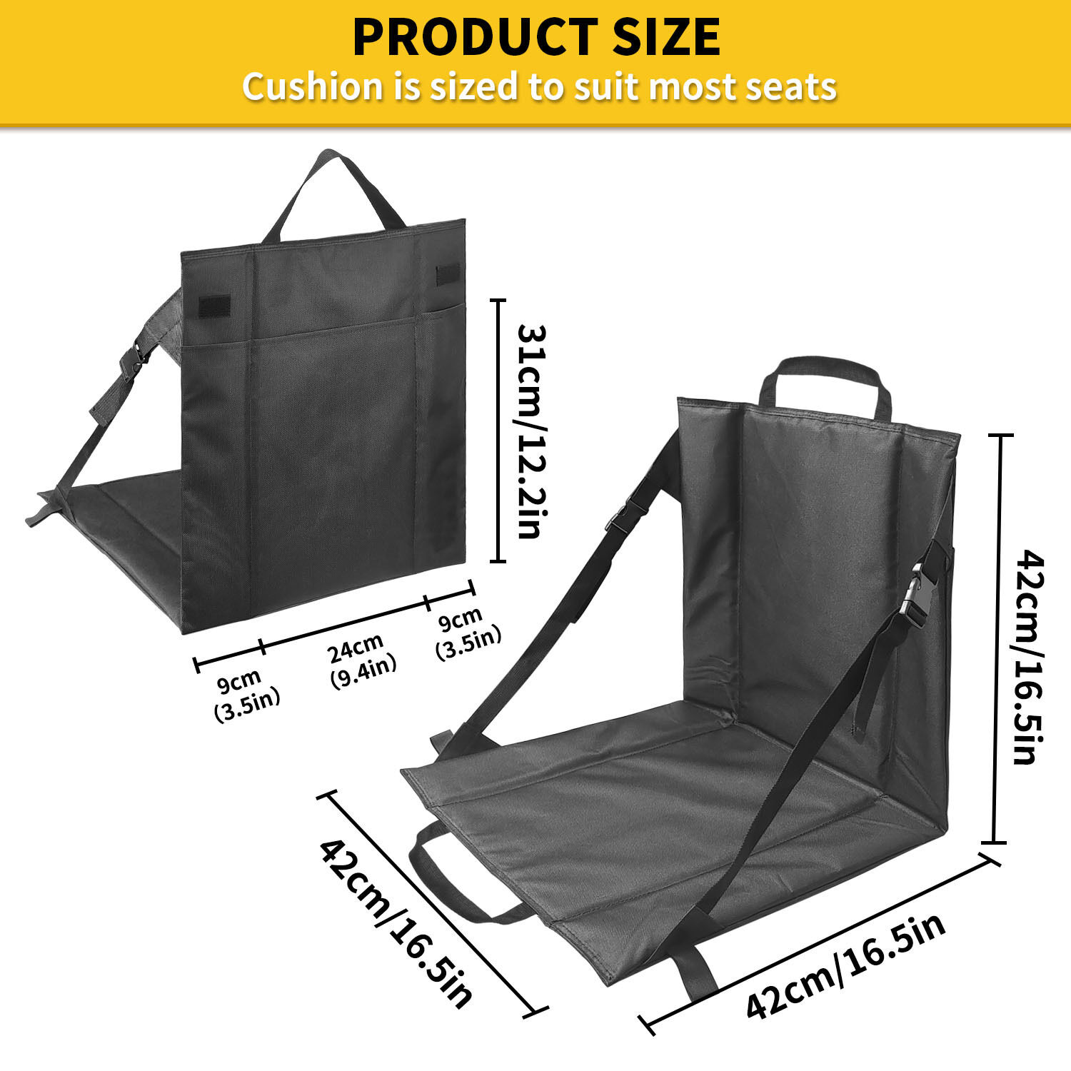 Lightweight Outdoor Portable Foldable Adjustable Back Support Chair ...