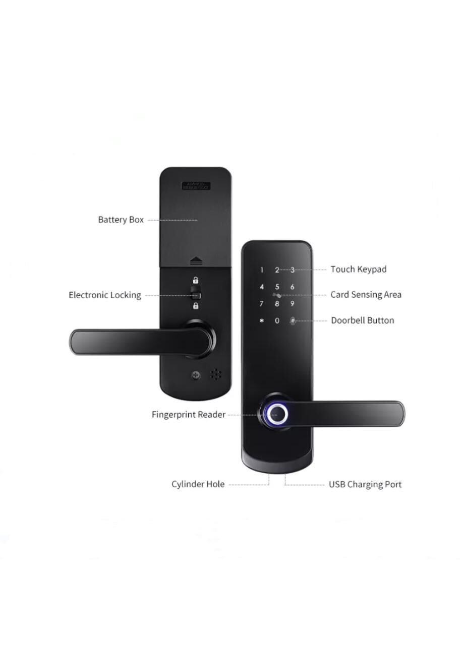 Tt Lock Control Reliable Smart Fingerprint Code Card Key Function Smart ...