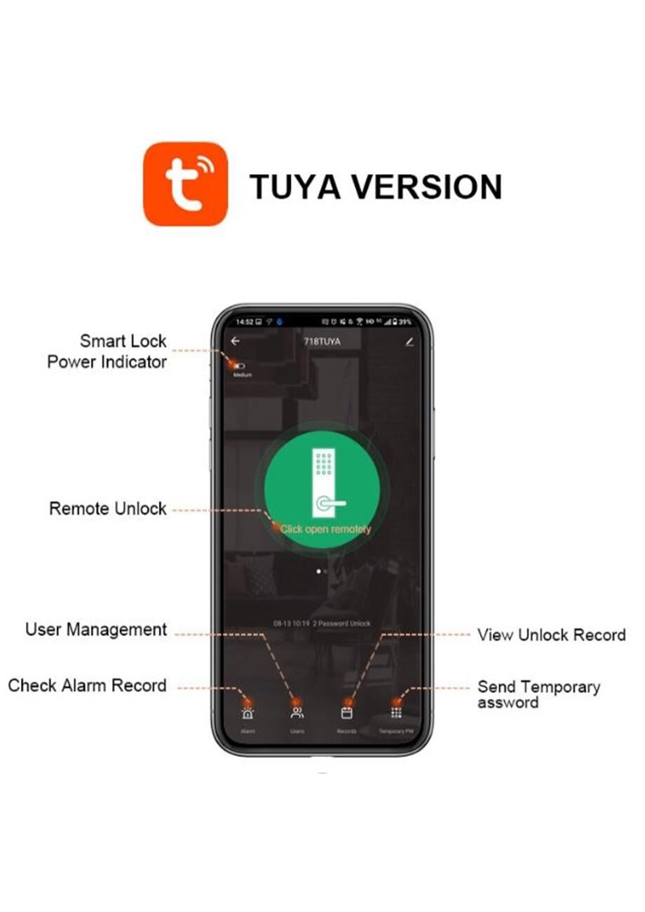 Reliable Original Factory Smart Ttlock App Wifi Digital Code Nfc Card ...