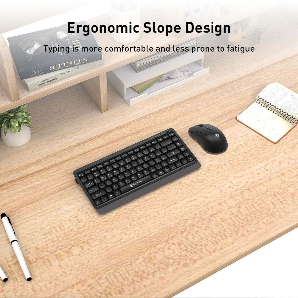 Ky-4630 Oem 2.4g Wireless Keyboard And Mouse Combo Ergonomic Slope ...