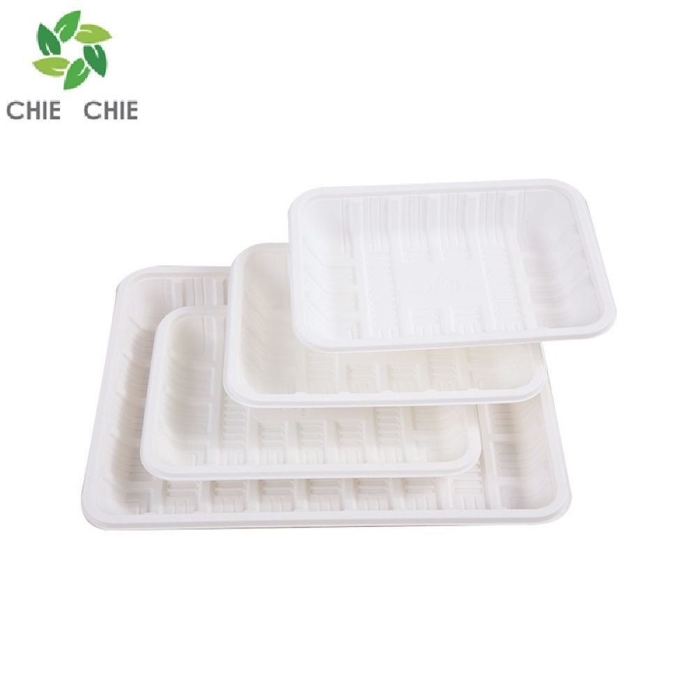 Factory Price 100% Biodegradable Disposable 450ml Corn Starch Tray ...