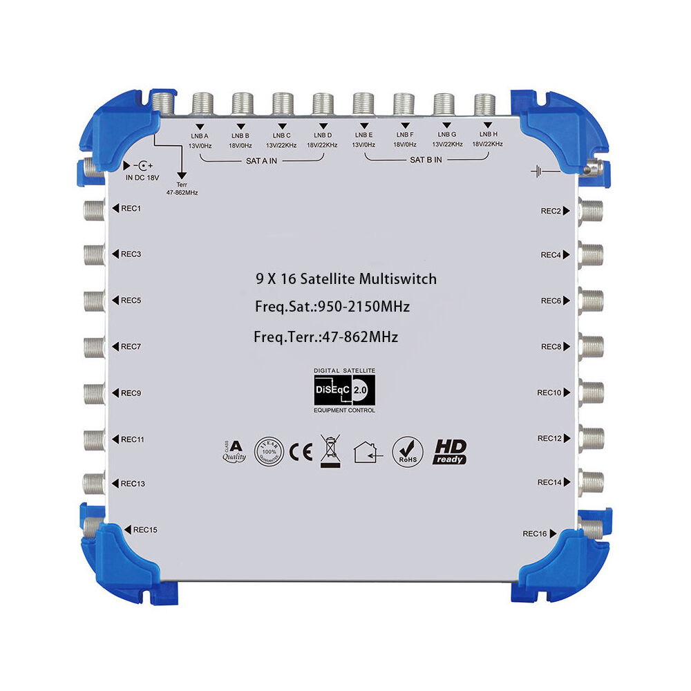 Factory Price 2x16 Stand Alone Satellite Multiswitch 2 In 16 Out ...
