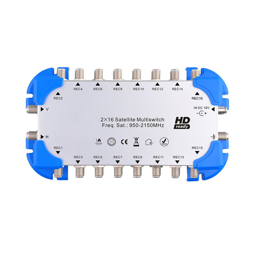 Factory Price 2x16 Stand Alone Satellite Multiswitch 2 In 16 Out Terminal Satellite Multiswitch ...