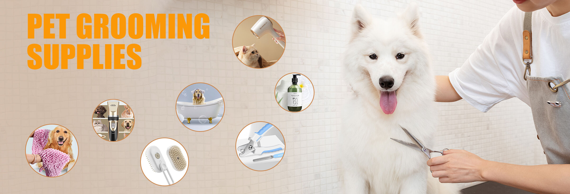 Pet Grooming Products, Automatic Opening And Self-cleaning Needles, Dog ...
