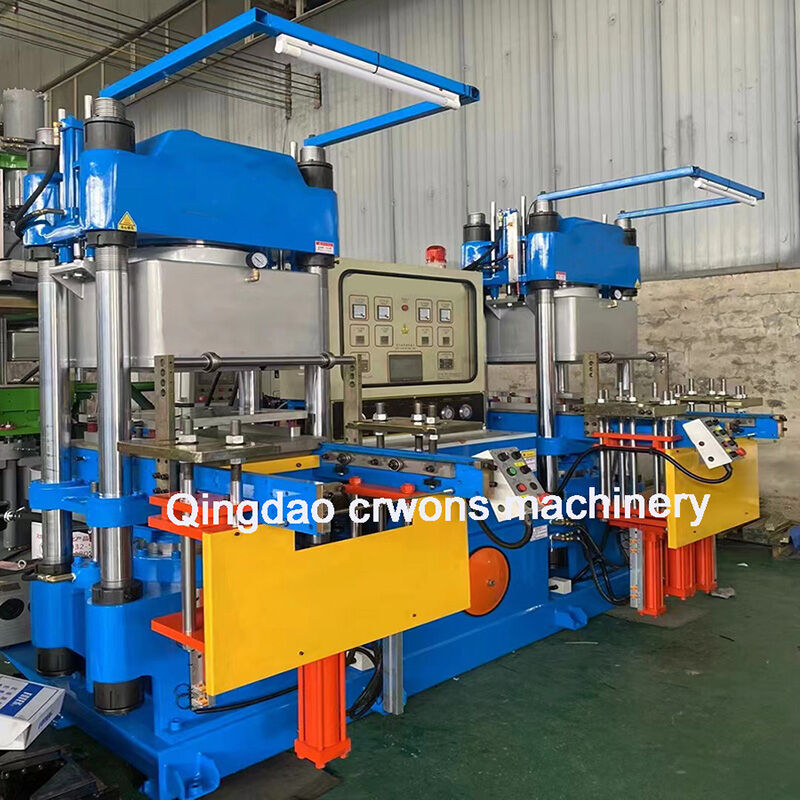 Double Press Station Hydraulic Vulcanizing Hot Press Machine For Auto ...