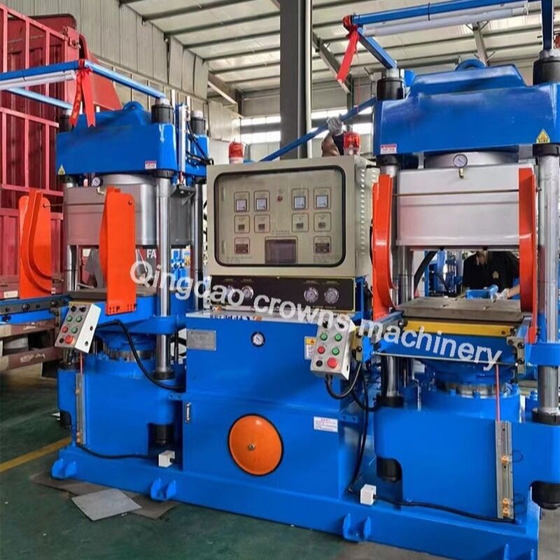 Double Press Station Hydraulic Vulcanizing Hot Press Machine For Auto ...