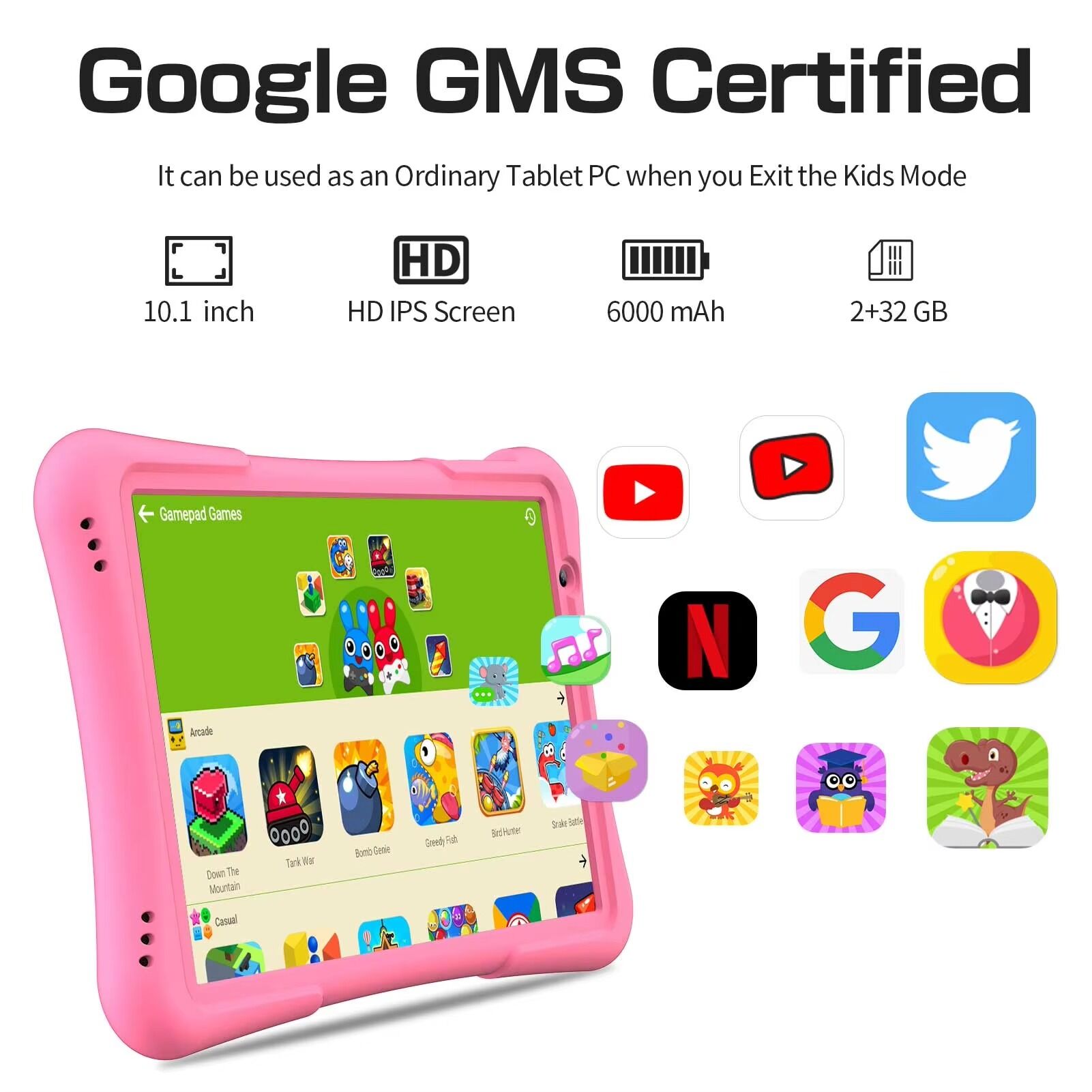 7"/8"/10.1" Hot Selling New Custom Tablet Pc With Cute Style Case ...