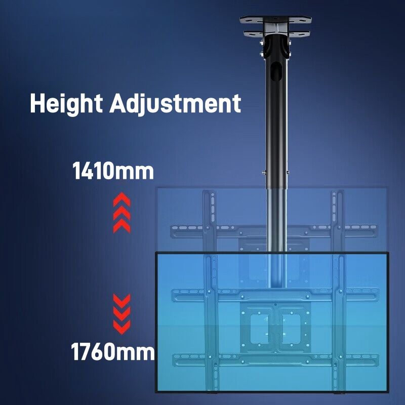 Adjustable 360 Rotating Tv Bracket Fits Most 32-70" Lcd Led Tilt And ...