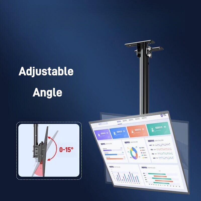 Adjustable 360 Rotating Tv Bracket Fits Most 32-70" Lcd Led Tilt And ...