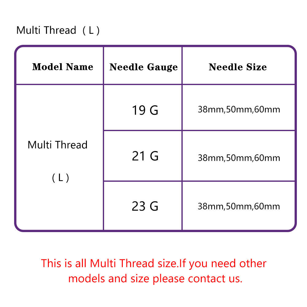 Buy China Wholesale Face Breast Lifting 18g 19g 21g 23g 38mm 50mm 60mm 100mm 120mm Fox Eye Jaw ...