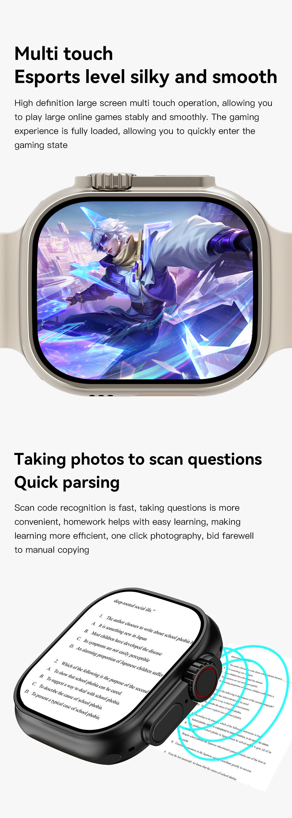 Microwear Watch Ultra Ai3 Oem Odm 2.06inch Amoled Android 4g ...