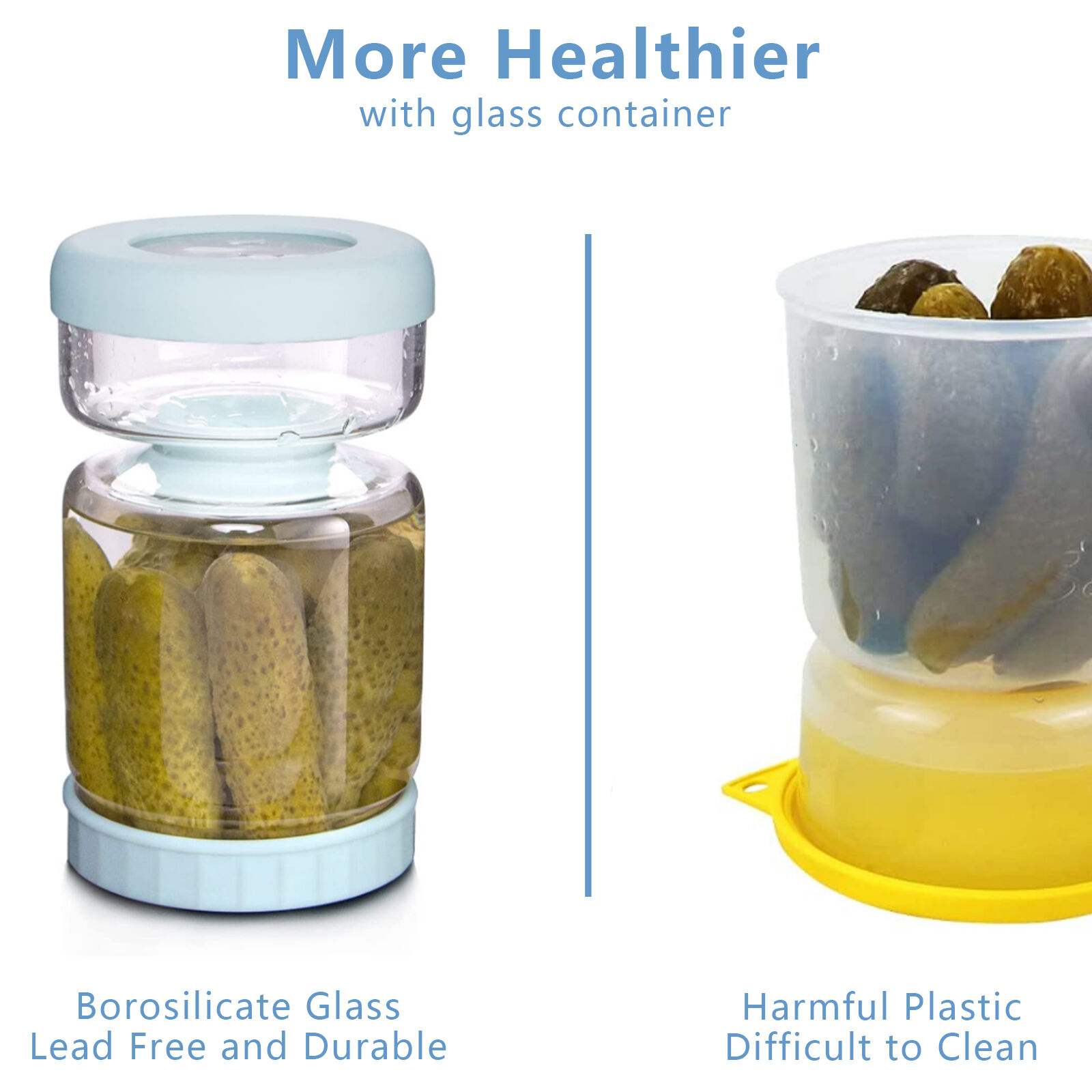 Flavor Lock Versatile Container Bpa-free Airtight Patent Design 34oz ...