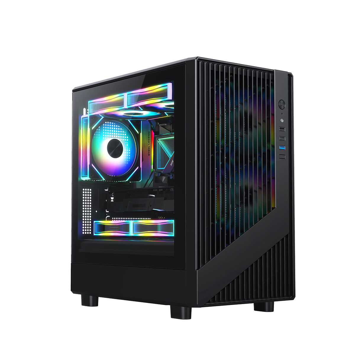 Bulk Buy China Wholesale Ruix Meteor Mid Tower Micro-atx Pc Case ...