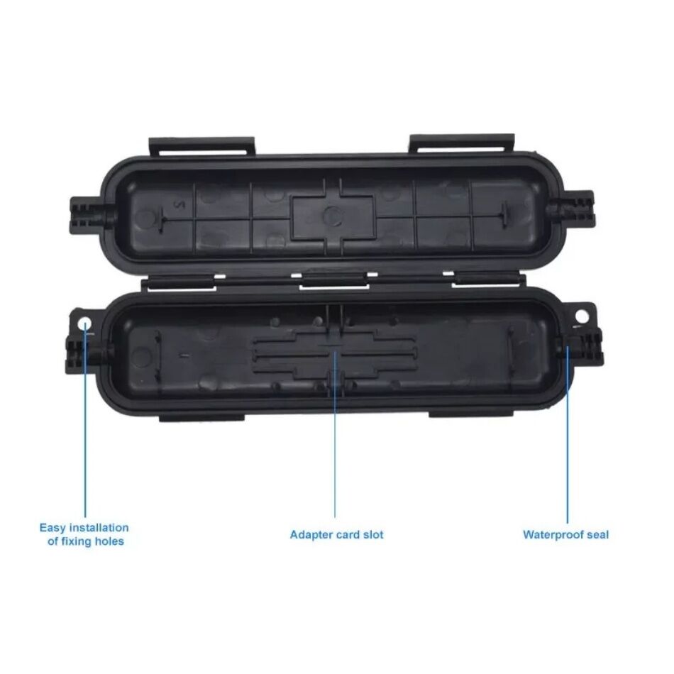 Fttx Indoor/outdoor Abs Material 1 In 1 Out Fiber Optic Protection Box Black Or White With Sc ...