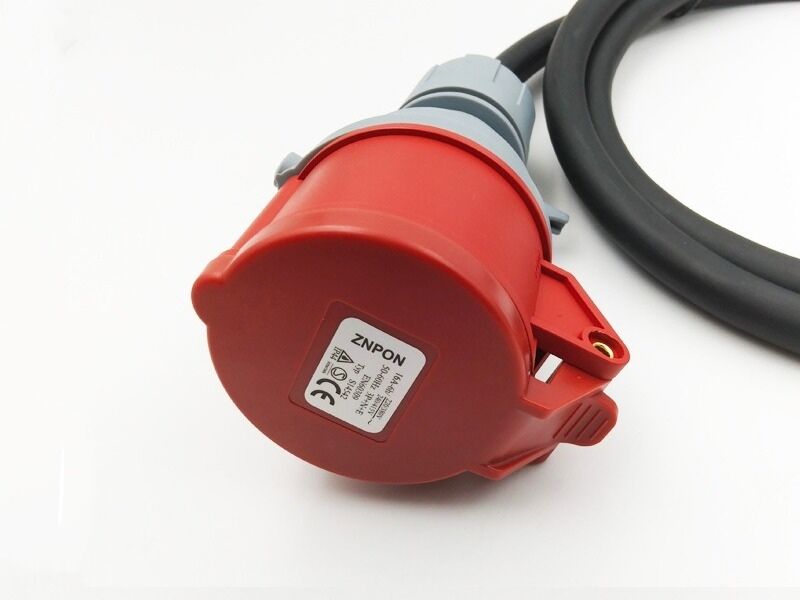Iec 60309 (3p+n+pe) Ip44 5-core Industrial Extension Cord 16a 400v ...