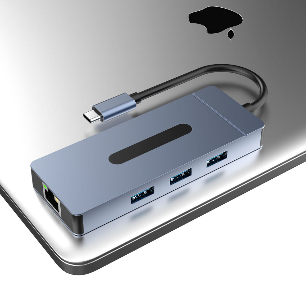 Factory Wholesale Type C Usb 7 In 1 To Rj45 Hdmi 4k Docking Station For ...