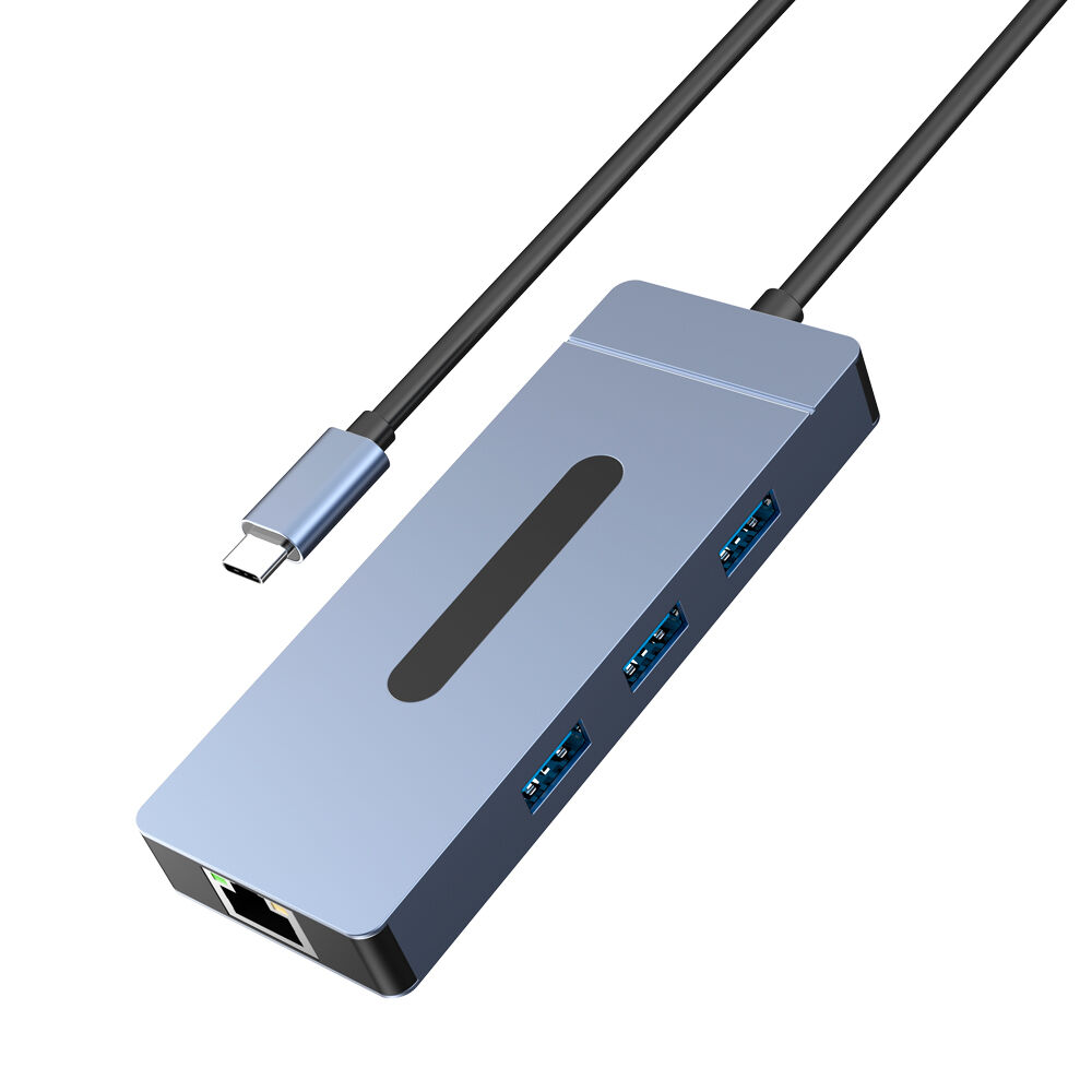Factory Wholesale Type C Usb 7 In 1 To Rj45 Hdmi 4k Docking Station For ...
