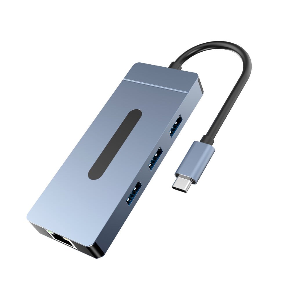 Factory Wholesale Type C Usb 7 In 1 To Rj45 Hdmi 4k Docking Station For ...
