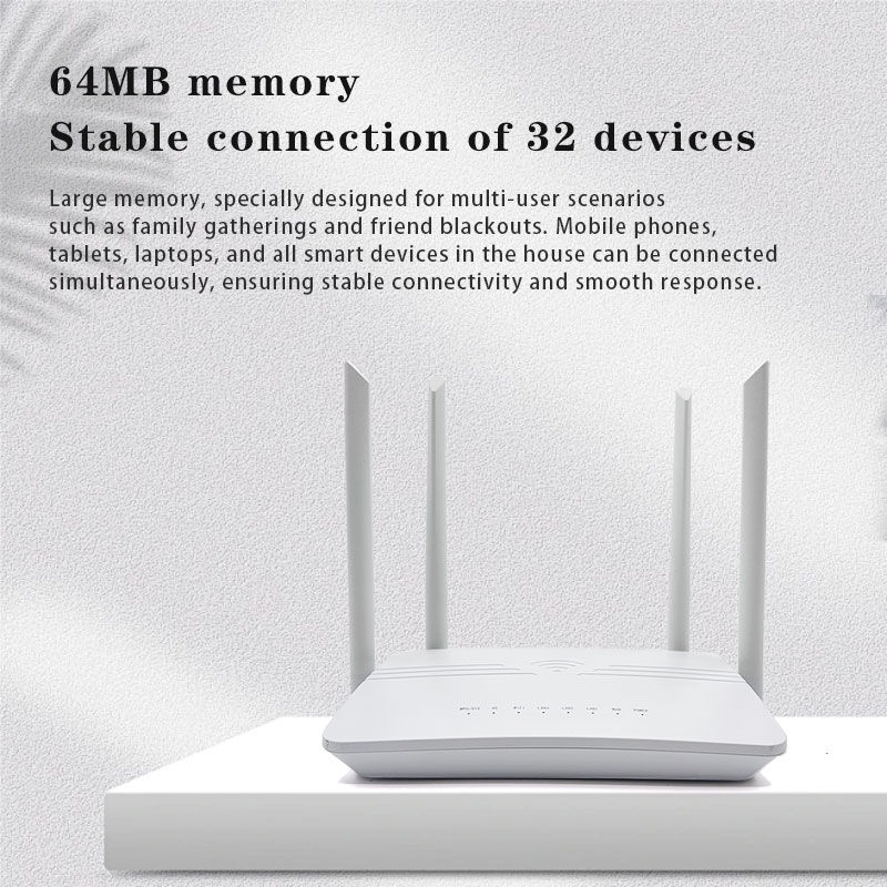 300m Indoor 4g Router With Esim Card +300m Speed+2.4g+4port Rj45+ec200a ...