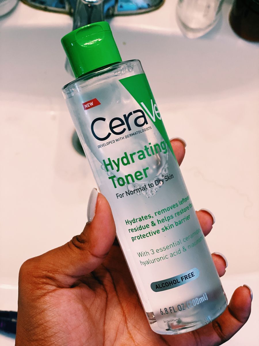 Cerave Hydrating Facial Toner For Normal To Dry Skin, Alcohol-free ...