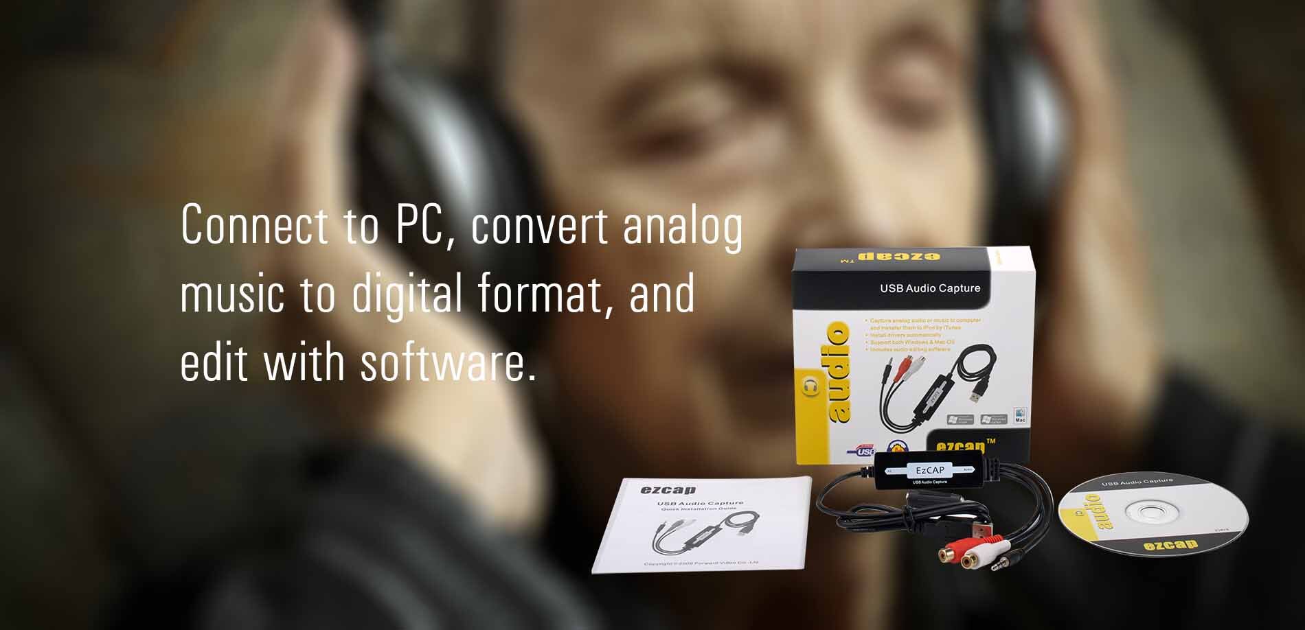 Usb 2.0 Digital Audio Capture Card For Windows And Mac Rca And 3.5mm ...