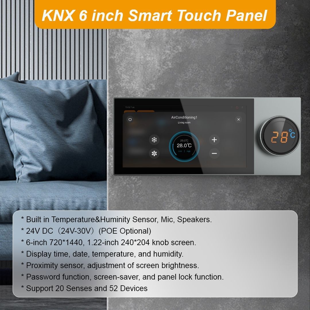 Achetez en gros Smatek 6 "knx/bei K-bus Maison Intelligente Bâtiment Système D'automatisation ...